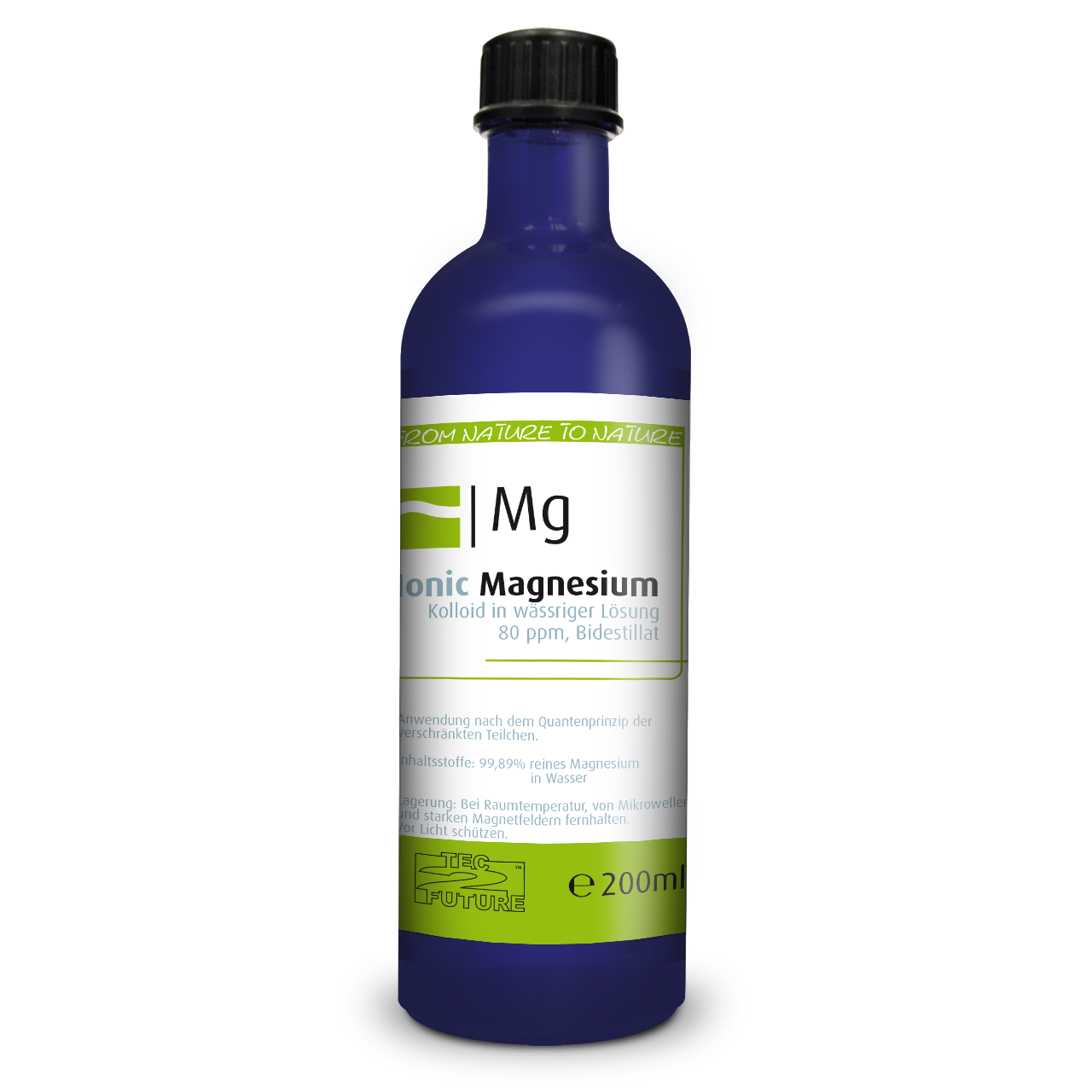Kolloidales Magnesium (Mg) 200 ml | ca. 80 ppm | lebe natur®